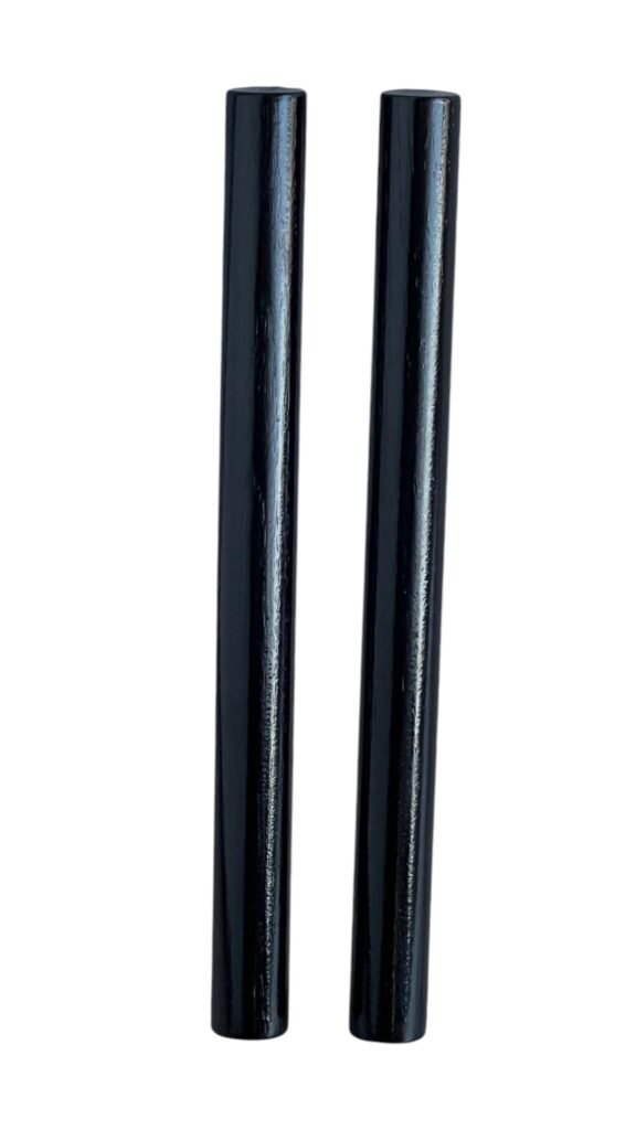 Eagle Cane | Dan Bong Stick /12"/14"/ Hickory Round 1''/ Black / Pair ...