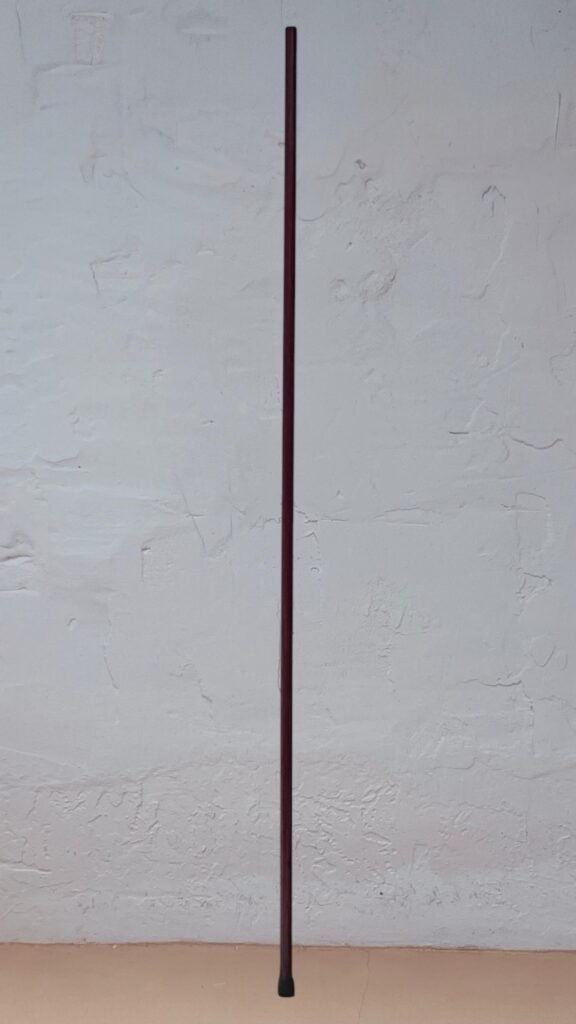Eagle Cane | Bo Staff 72"/STA BO 003/Hickory Round 1''/Red /Walking Staff