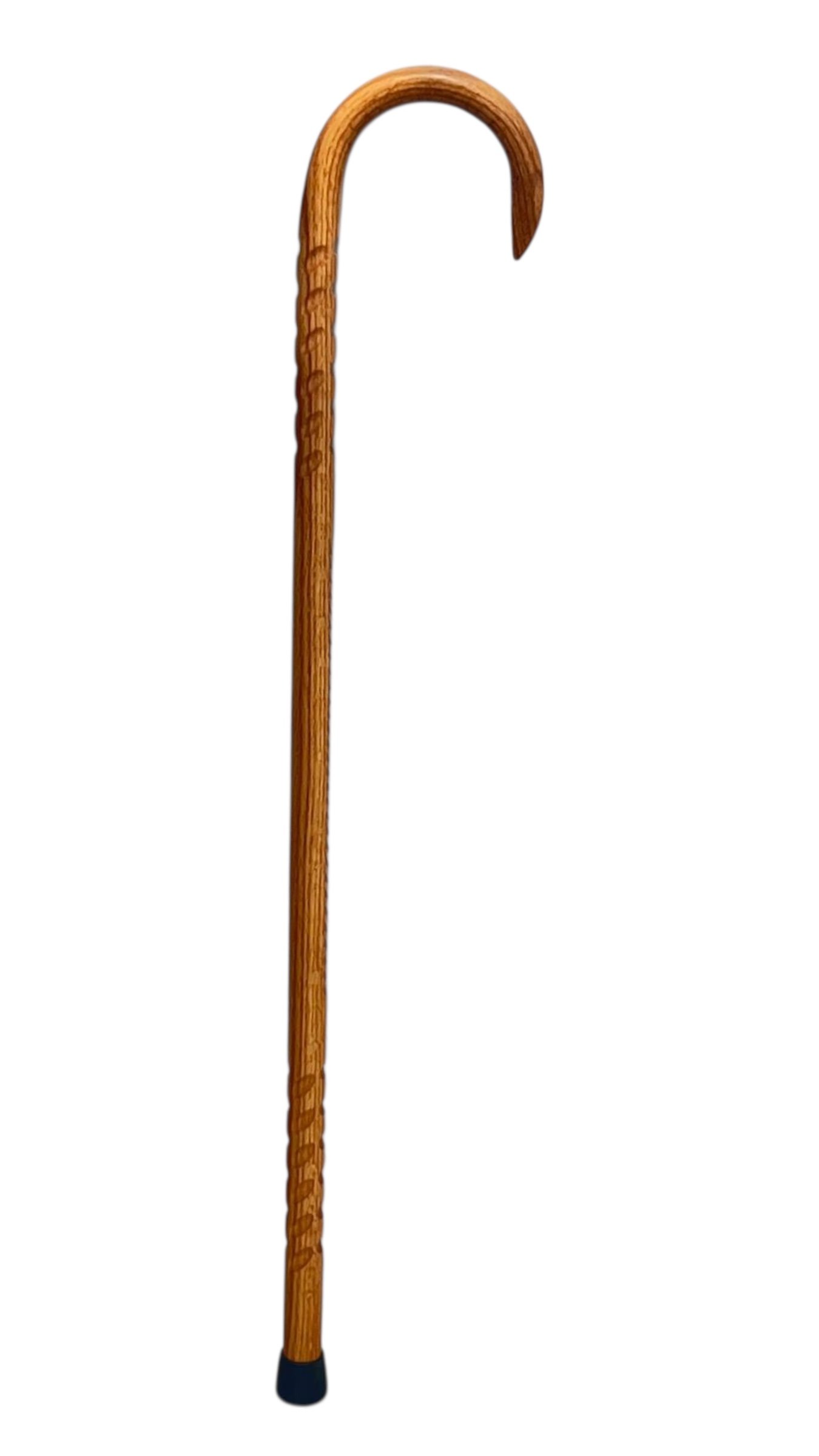 Eagle Cane | OAK Round 1''/Falcon Horn/ Grips/Rumble/ Natural/36''/ MO 041